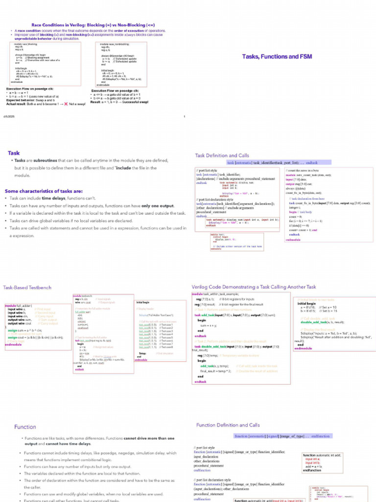 FSM Task&Function Page-0001 | PDF