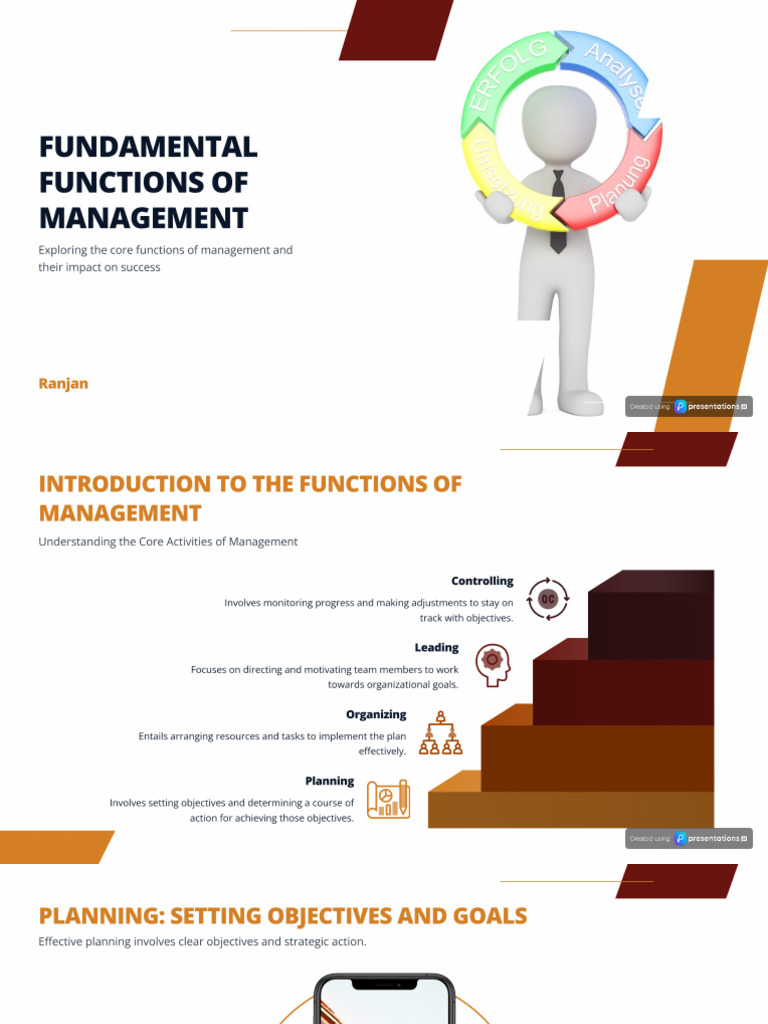 Functions of Management Analysis | PDF