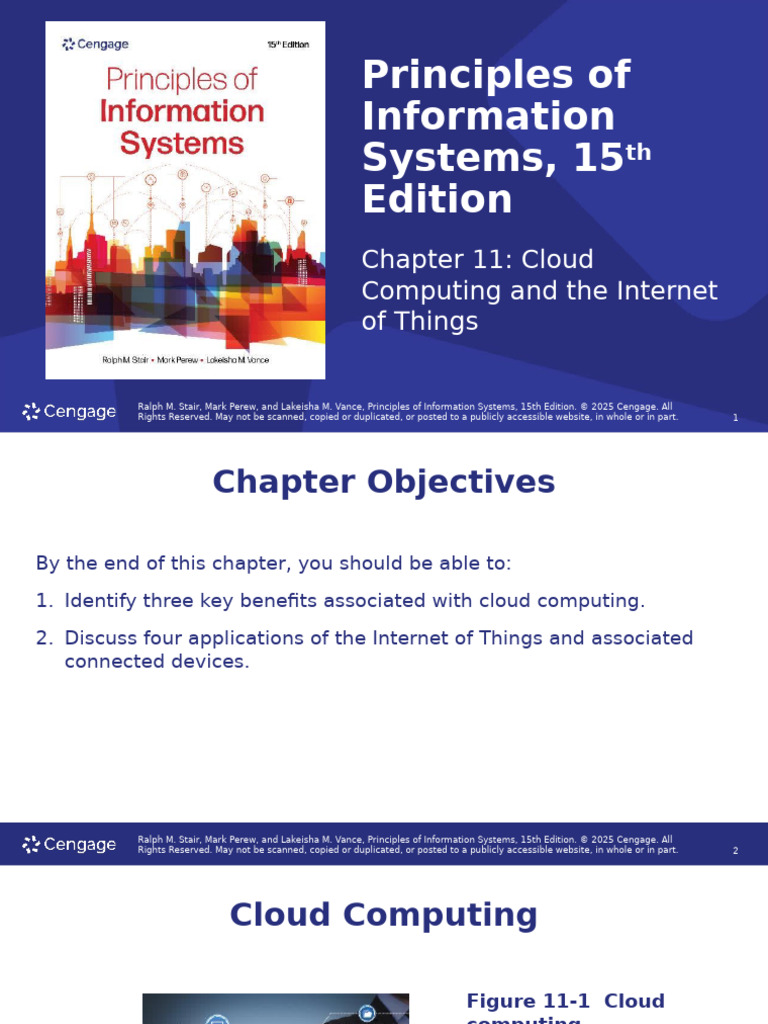 Stair - Principles of Information Systems - 15e - PPT - Ch11 | PDF ...