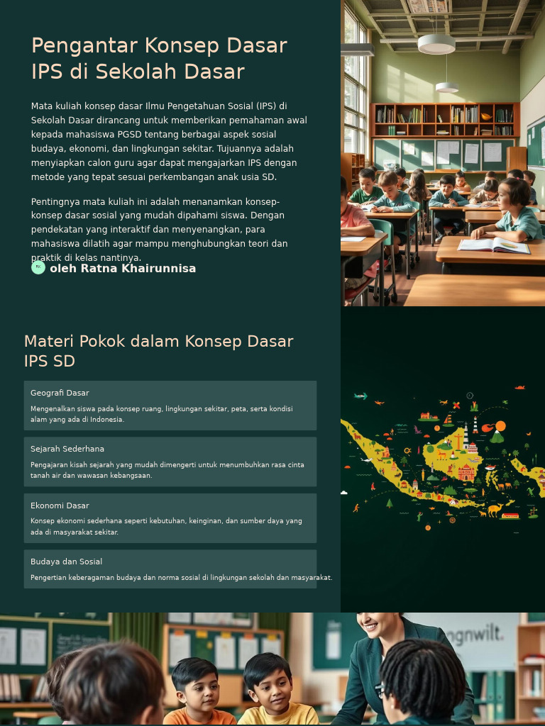 Pengantar Konsep Dasar IPS Di Sekolah Dasar | PDF