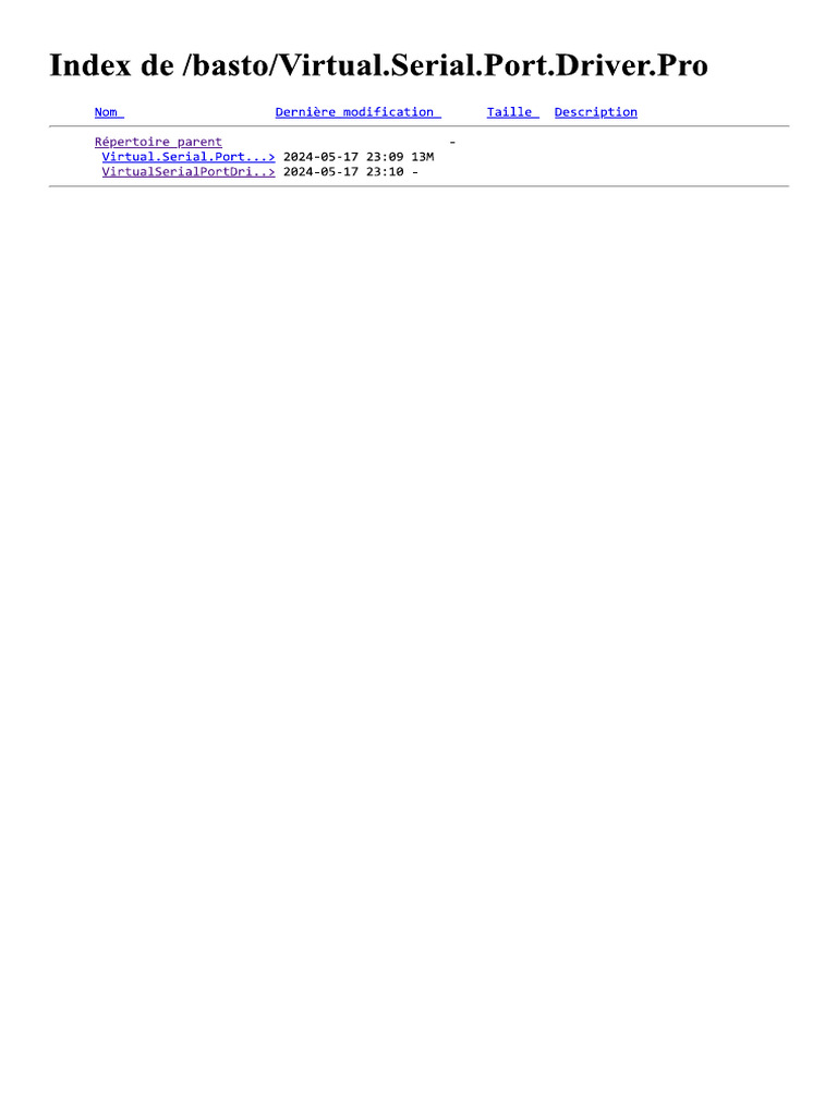 Index de Basto Virtual - Serial.port - Driver.pro | PDF