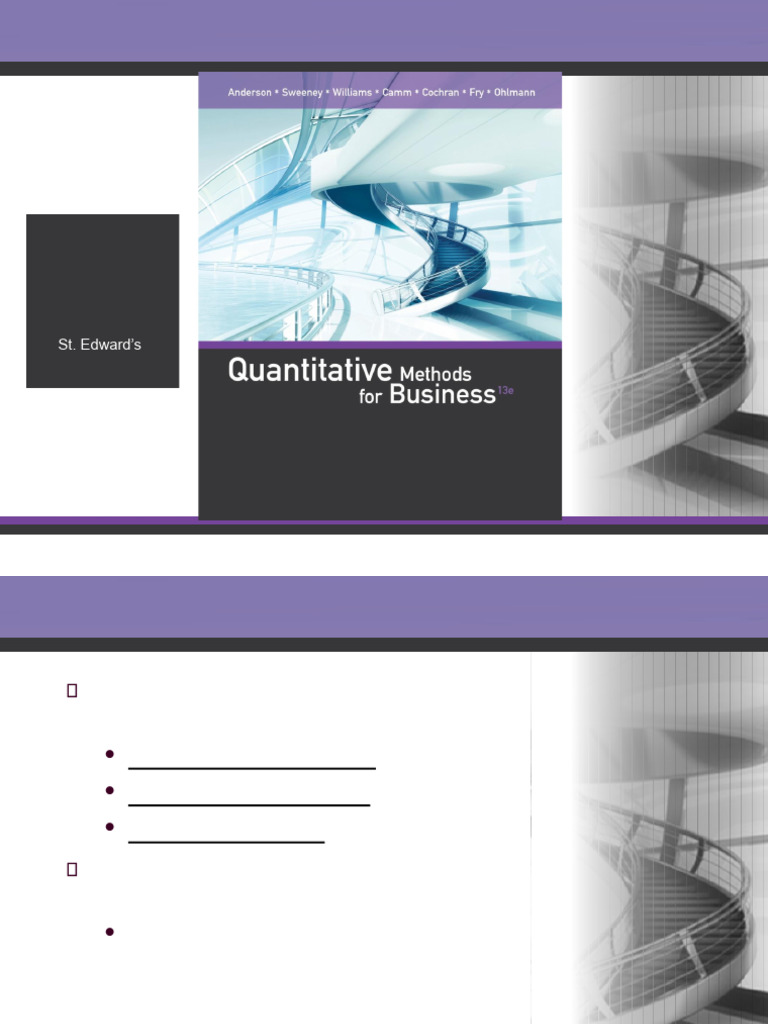 Introduction To Quantitative Methods in Business | PDF | Mathematical ...