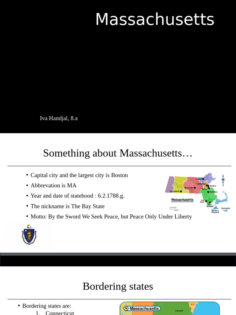 Discover Massachusetts: History & Highlights | PDF | Massachusetts ...