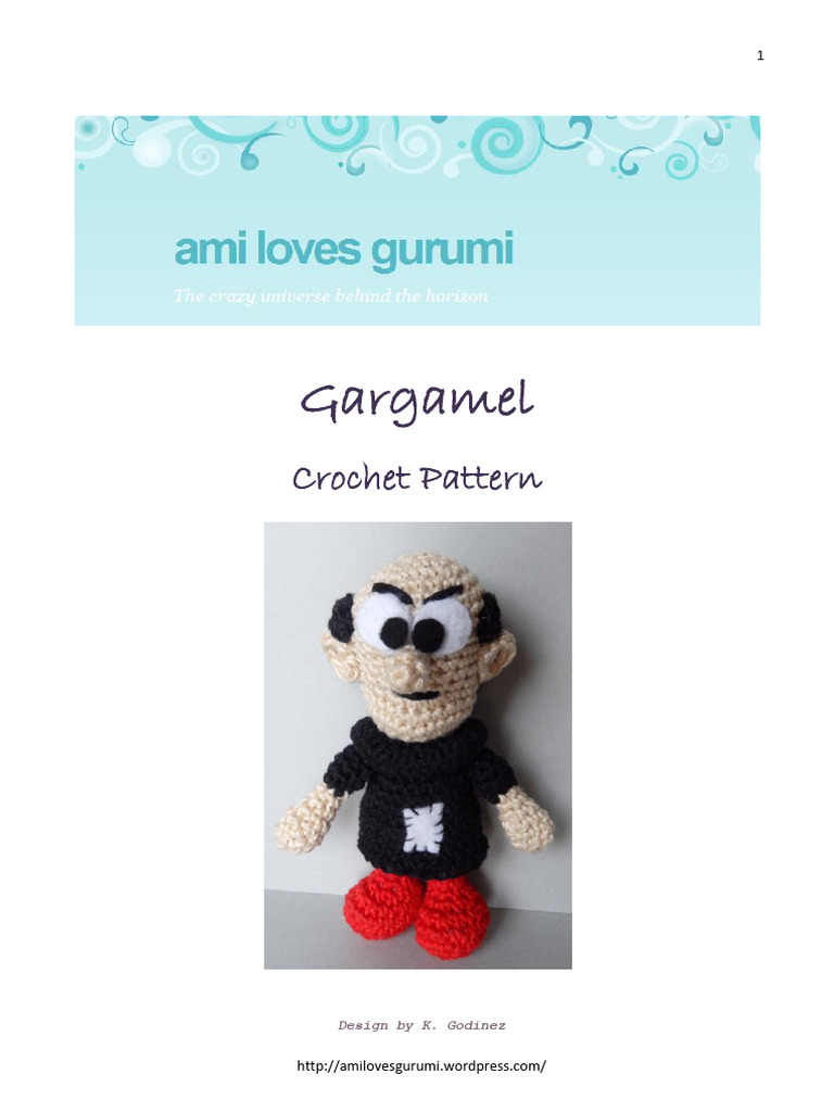Gargamel Crochet Pattern Guide | PDF | Crochet | Handicrafts