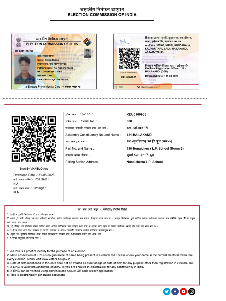 Voter Id | PDF