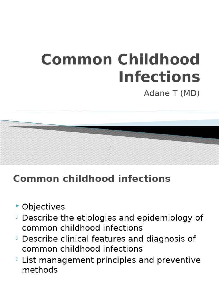 Common Childhood Infections Ado | PDF | Measles | Infection