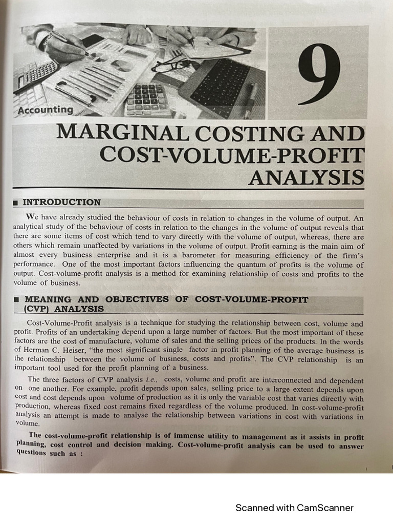 CVP Analysis | PDF