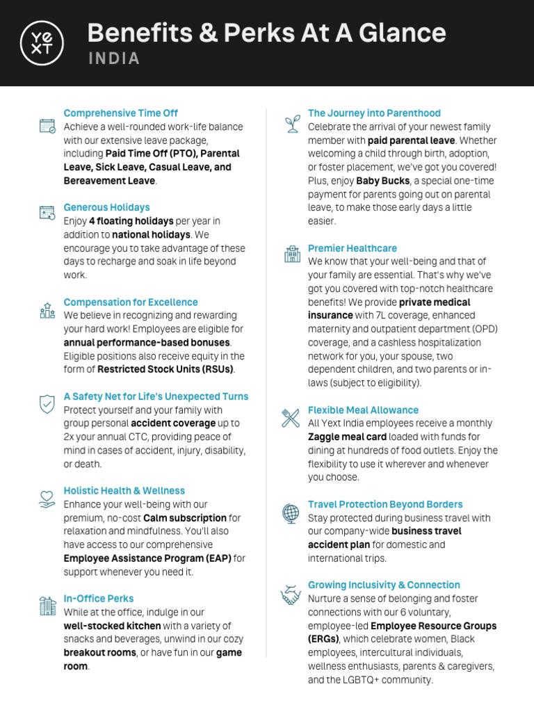Comprehensive Employee Benefits Overview | PDF | Employee Benefits ...