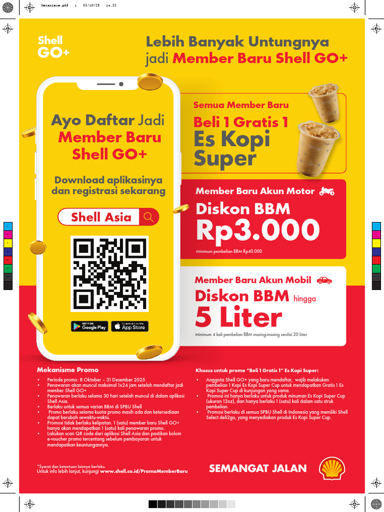 Promo Member Baru Shell GO+ 2025 | PDF