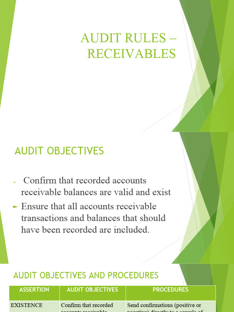 Accounts Receivable Audit Guidelines | PDF | Audit | Business