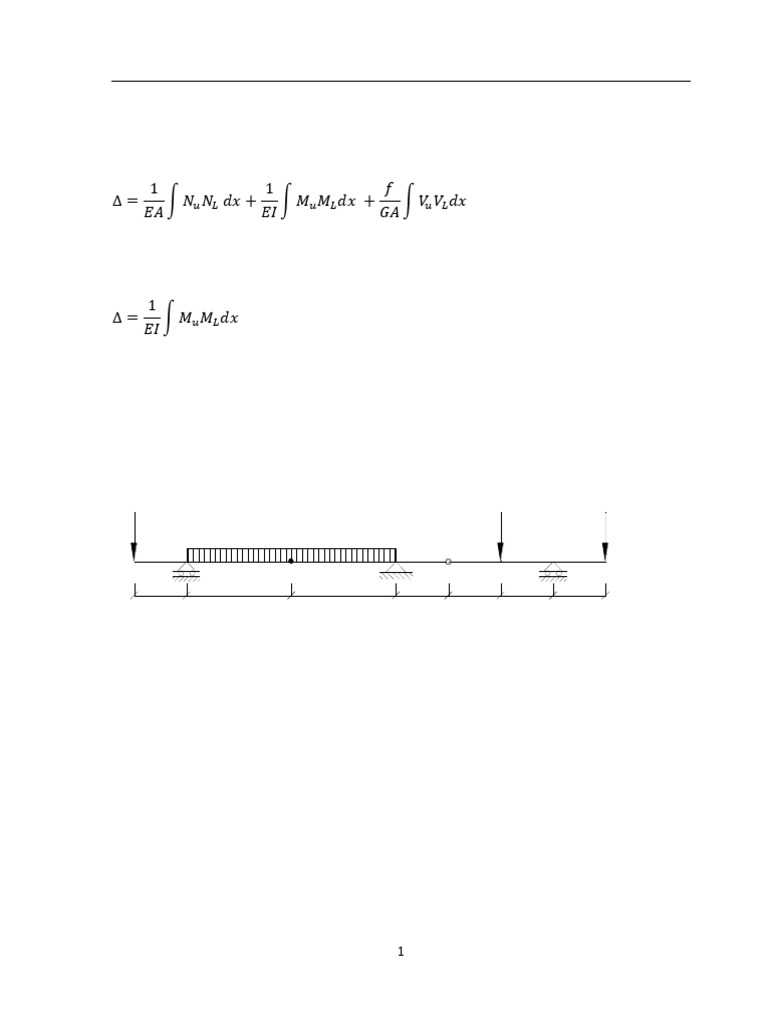 CE 302 Lecture 5&6 (Virtual Work) | PDF | Bending | Beam (Structure)
