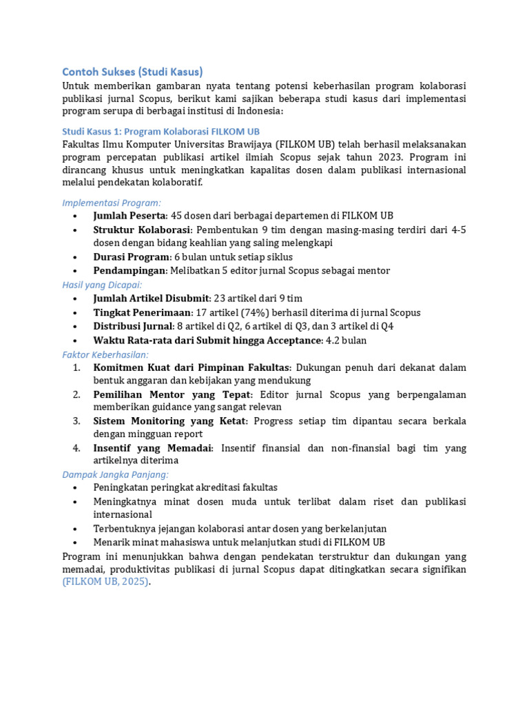 Kolaborasi Publikasi Jurnal Scopus Untuk Dosen Peneliti Dan Mahasiswa ...