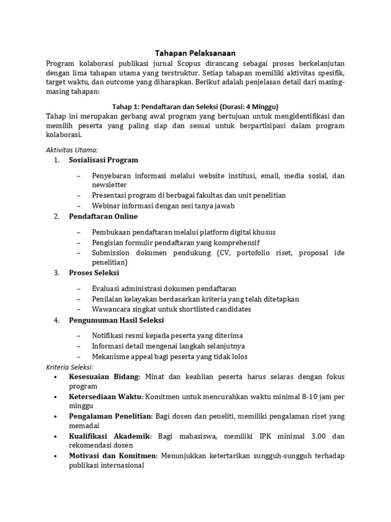 Kolaborasi Publikasi Jurnal Scopus Untuk Dosen Peneliti Dan Mahasiswa ...