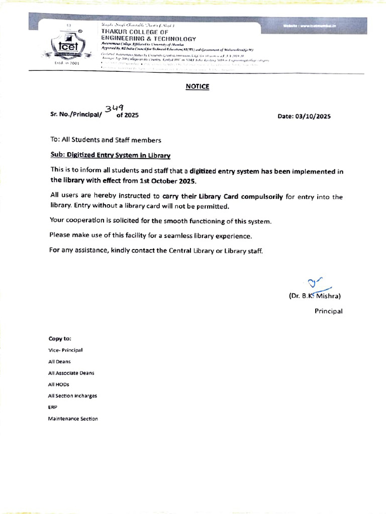 07 Oct 2025 Notice | PDF