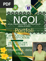 Teacher 3 Ncoi Portfolio - Green | PDF | Pedagogy | Learning