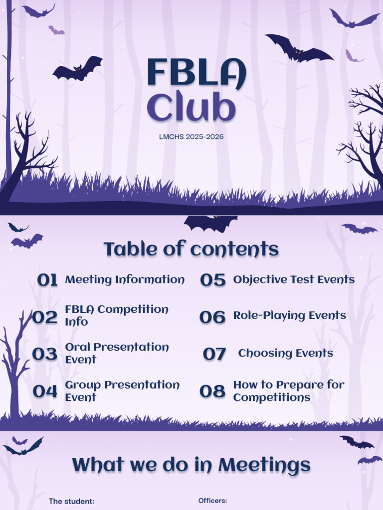 FBLA Competition Guide 2025-2026 | PDF | Learning | Human Communication