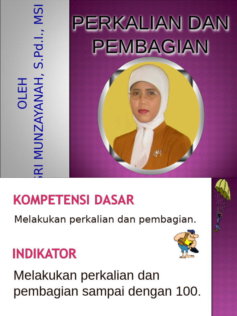Pembelajaran MTK 4 Perkalian Pembagian | PDF