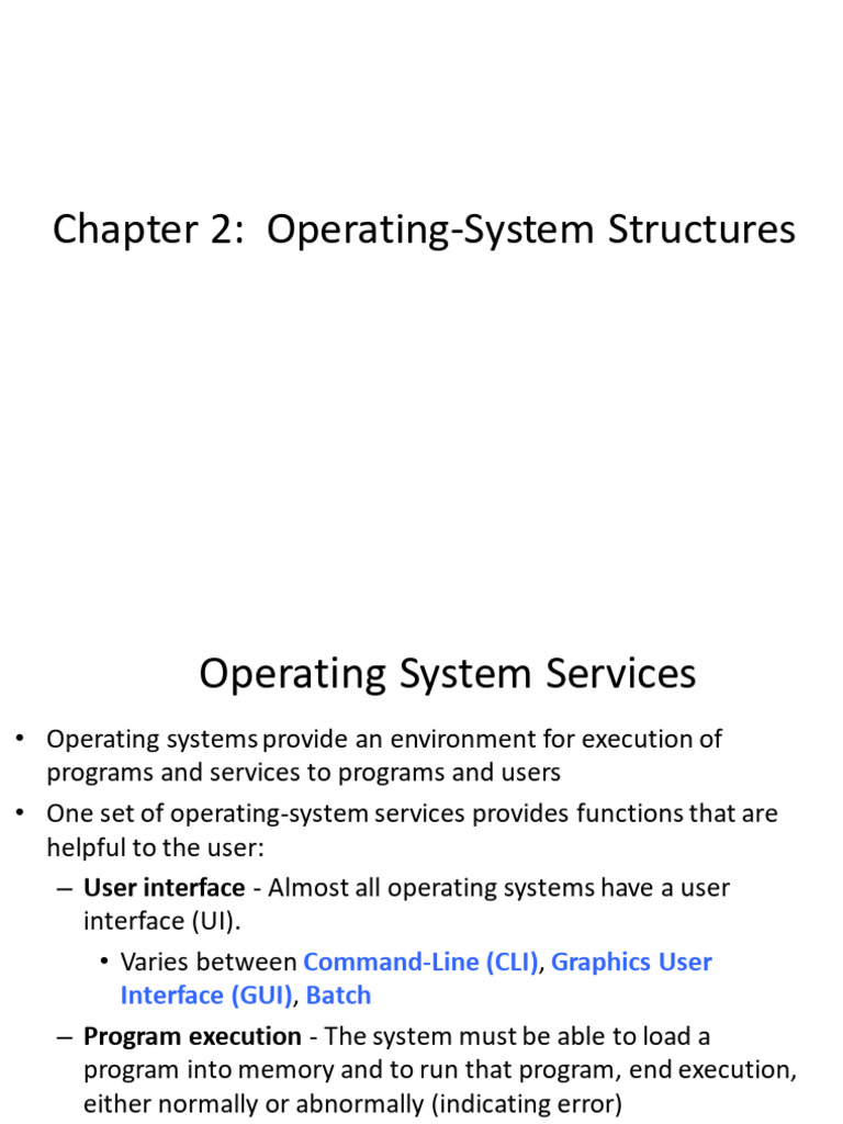 Lect - OS-10 System Call Cont. | PDF | Operating System | Graphical ...