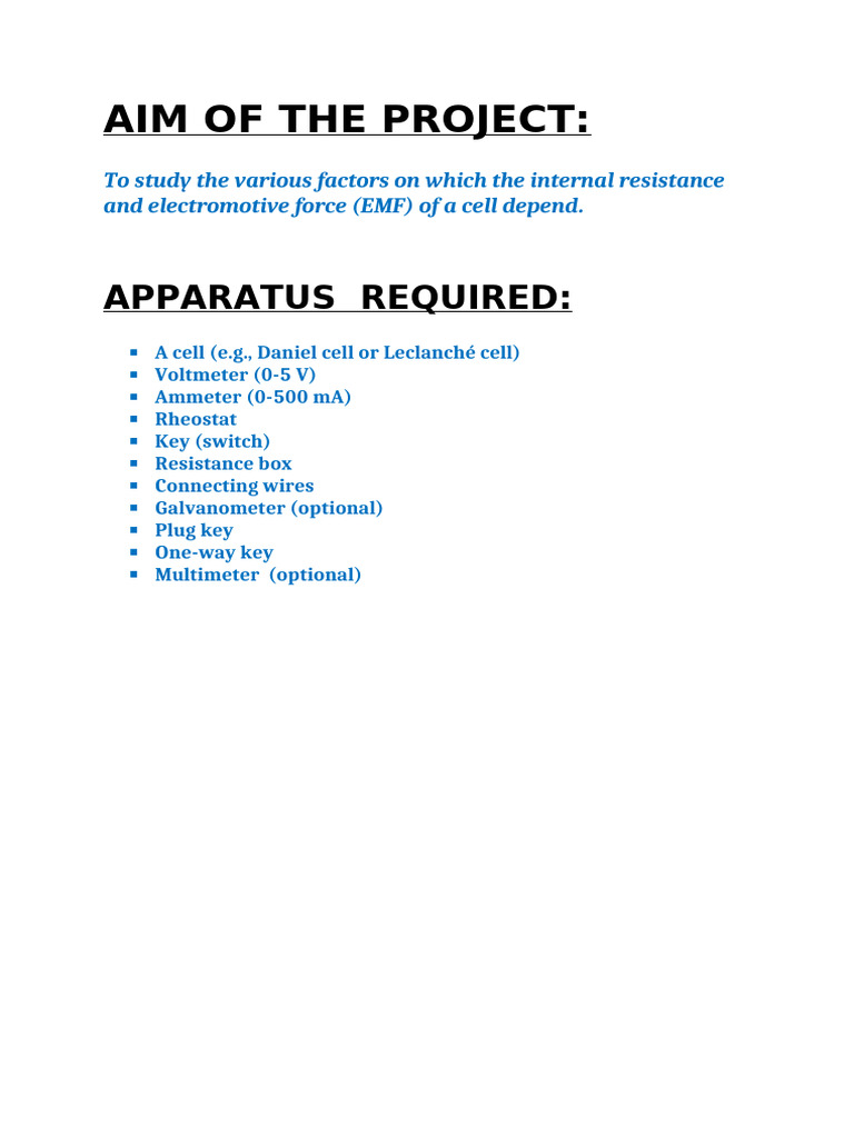 Physics - Aim Apparatus 2 | PDF