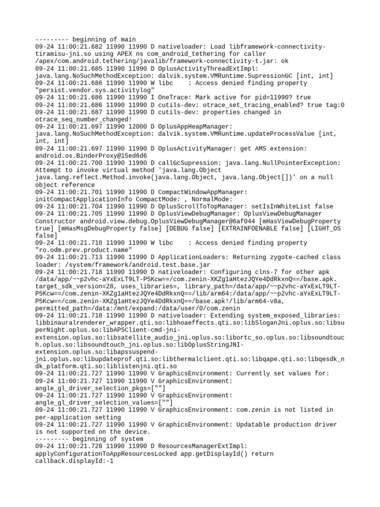 Com - Zenin Logcat | PDF | Java (Programming Language) | Android (Operating System)