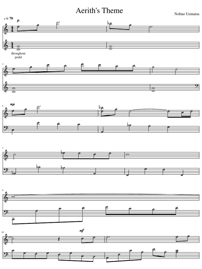 Aerith Theme | PDF
