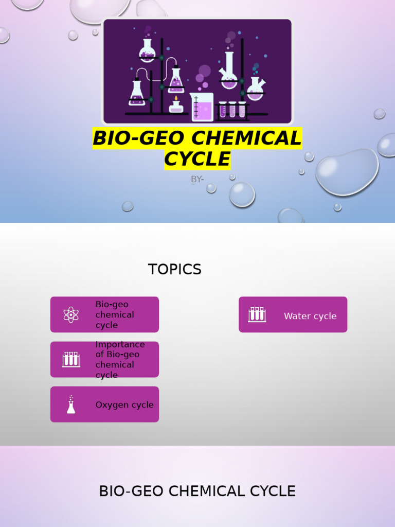 Bio-Geo Chemical Cycle, Roll No - 28-34 | PDF