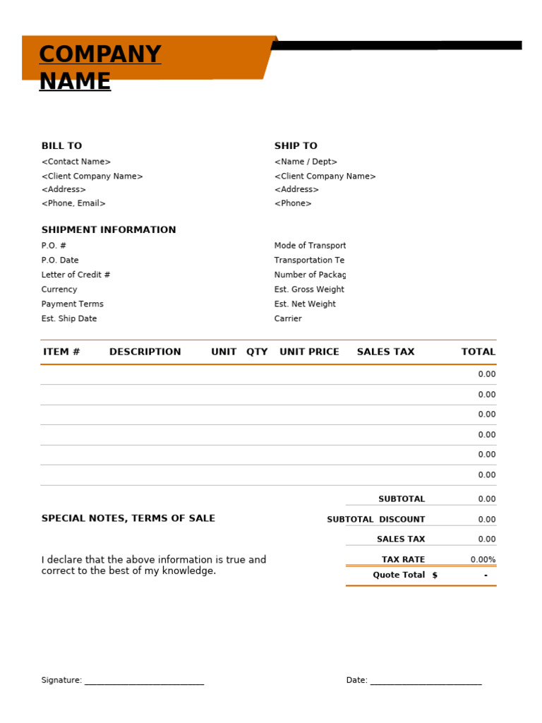 Pro Forma Invoice 38kjqxe 08-22-12 | PDF