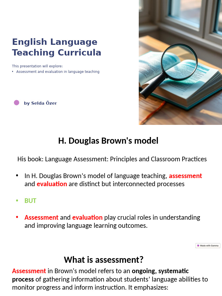 6 Assessment in Language Teaching | PDF | Educational Assessment ...
