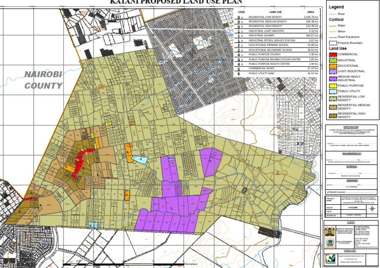 Katani Proposed Land Use Plan | PDF | Navigation | Geometric Measurement
