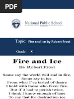 Fire and Ice by Robert Frost | PDF