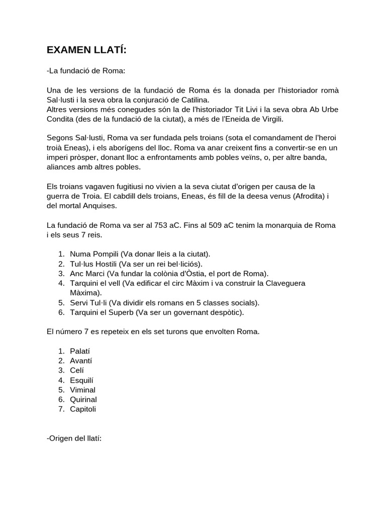 1R Exa Llati | PDF