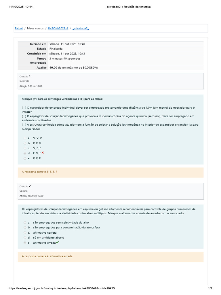 Atividade2 - Revisão Da Tentativa 4 | PDF