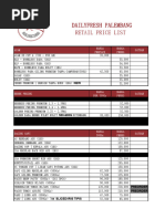 2025 Meat Price List Overview | PDF | Chuck Steak | Lamb And Mutton