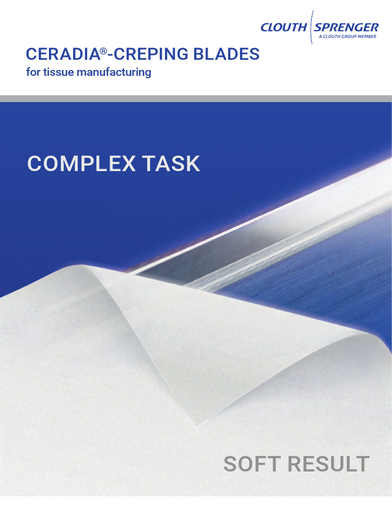 Ceradia Creping Blades 33 | PDF | Mechanical Engineering