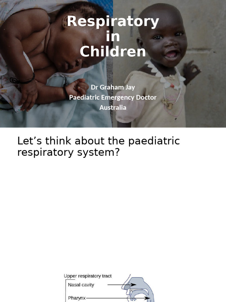 Respiratory in Children | PDF | Pneumonia | Respiratory Tract