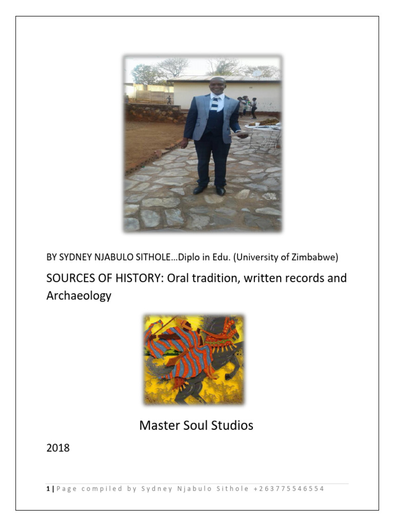 Topic 1 Sources of History | PDF | Archaeology | Artifact (Archaeology)