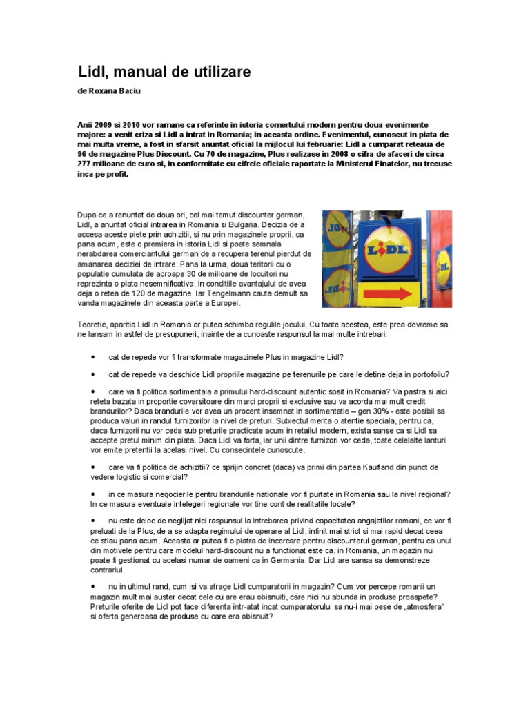 Lidl | PDF