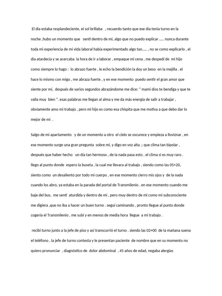 El Dia Estaba Resplandeciente | PDF | Medicina CLINICA | Medicina