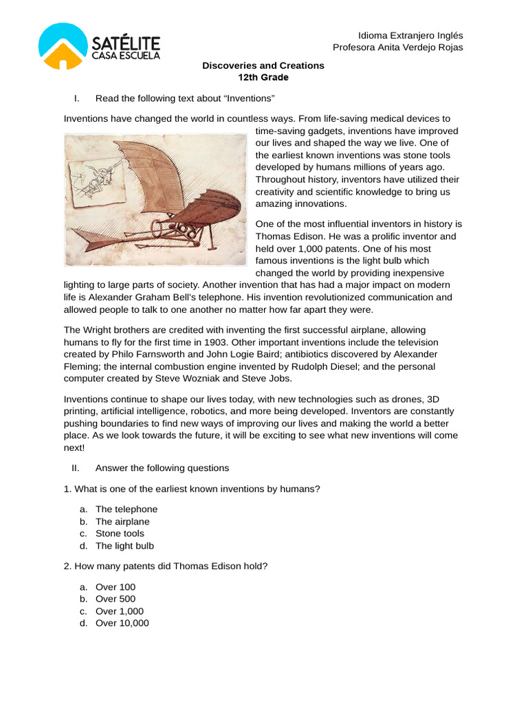 Key Inventions and Their Impact | PDF | Invention