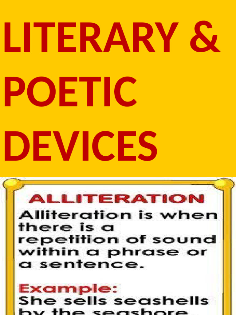 LITERARY DEVICES For English Poems by Bharat Rajput | PDF
