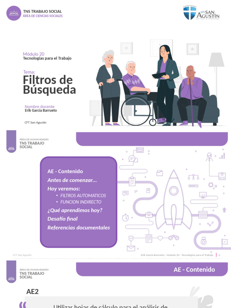 Tts m20 Ae2 p01 Filtros y Busqueda | PDF | Microsoft Excel | Informática