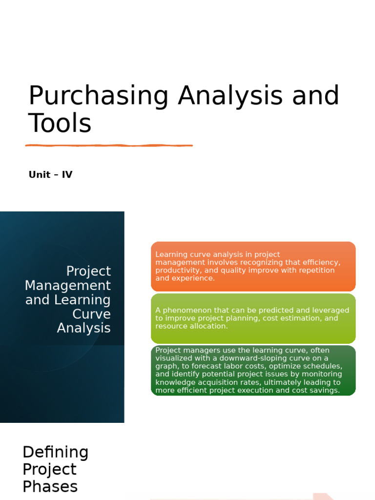 Project Management and Learning Curve Analysis | PDF | Project ...