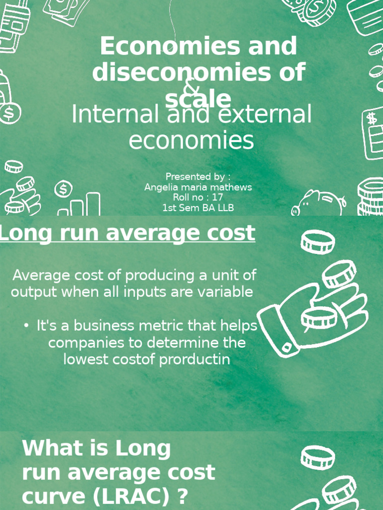 Economies and Diseconomies of Scale Explained | PDF | Average Cost ...