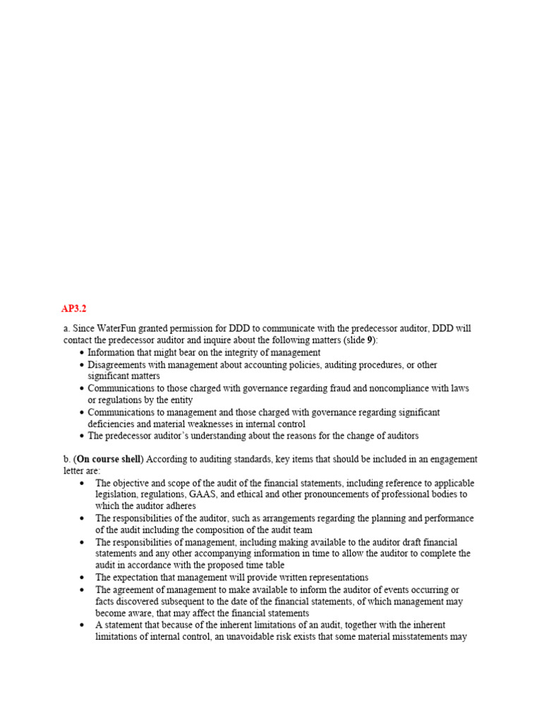 Chapter 3 Tutorial Suggested Solutions | PDF | Audit | Inventory