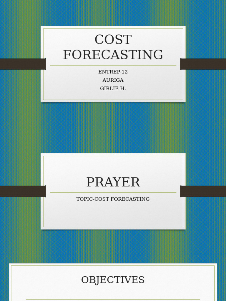 Cost Forecasting | PDF | Cost Of Goods Sold | Expense
