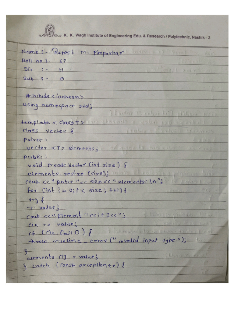 OOP Assignment 4th | PDF