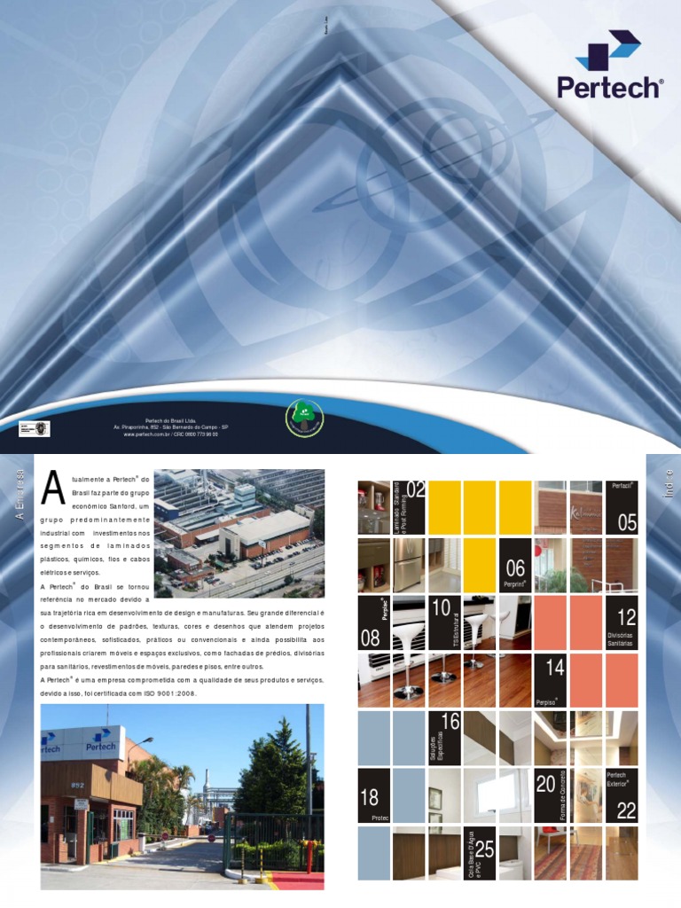 Pertech do Brasil: Laminados, soluções e serviços para projetos de ...
