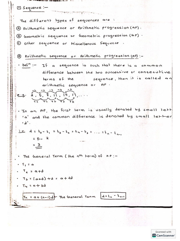 Sequence O Level | PDF