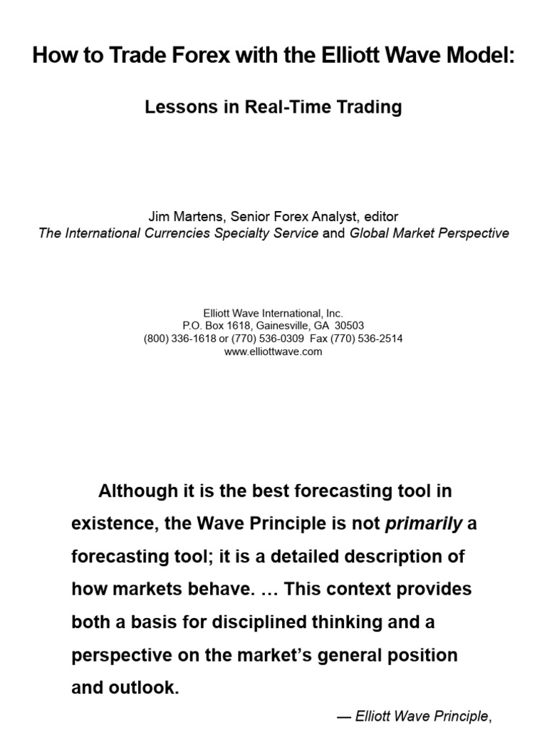 Pid1758 1110 How To Trade Forex With The Elliott Wave Model | PDF