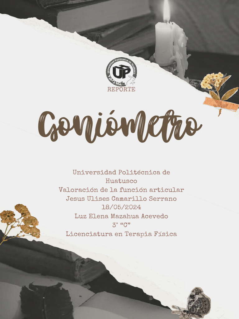Reporte Del Goniometro | PDF | Rodilla | Terapia física